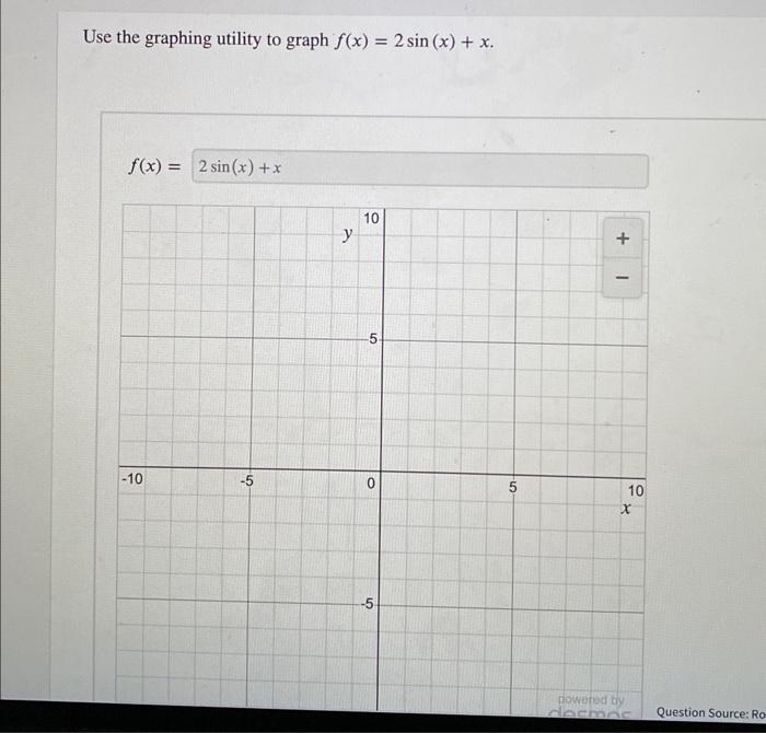 Solved Use the graphing utility to graph | Chegg.com