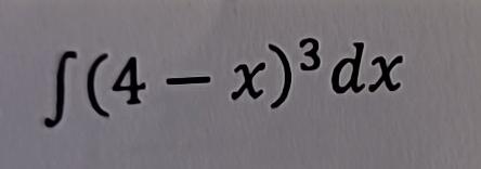 Solved ∫﻿﻿(4-x)3dx | Chegg.com