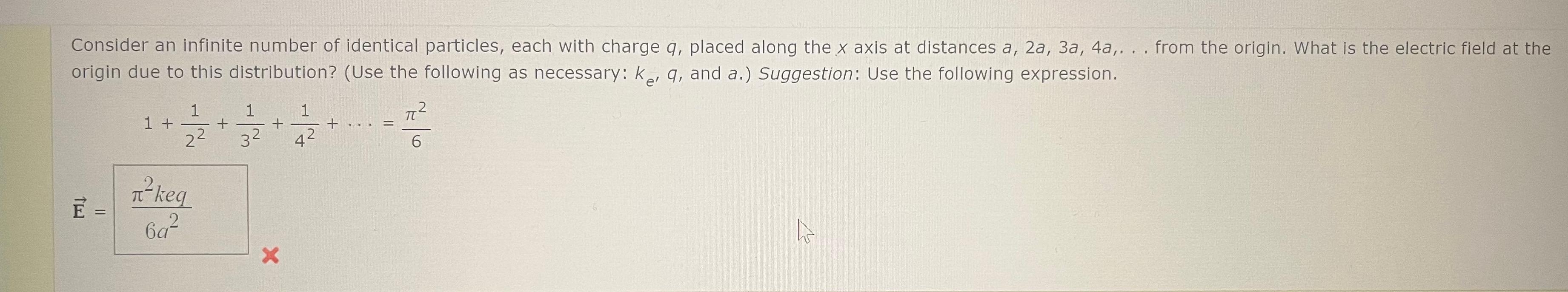 Solved Consider an infinite number of identical particles, | Chegg.com