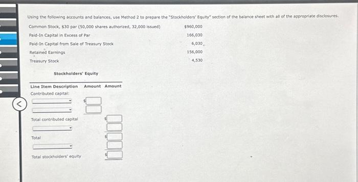 Solved Stockholders Equity Chegg