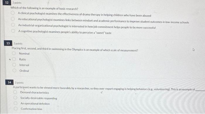 Solved Which of the following is an example of basic | Chegg.com