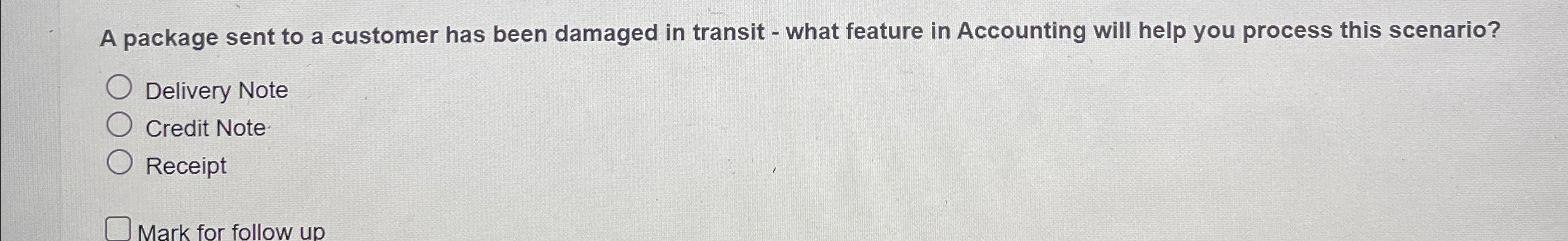 Solved A package sent to a customer has been damaged in | Chegg.com