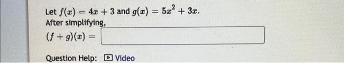 Solved Given functions h(x)=x1 and f(x)=x2−4, state the | Chegg.com