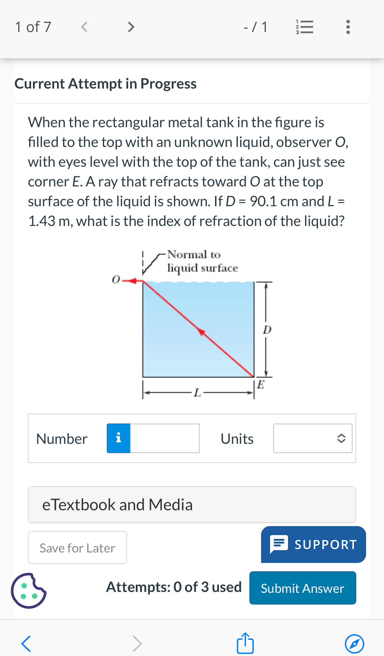 Solved 1 ﻿of 7-1Current Attempt in ProgressWhen the | Chegg.com