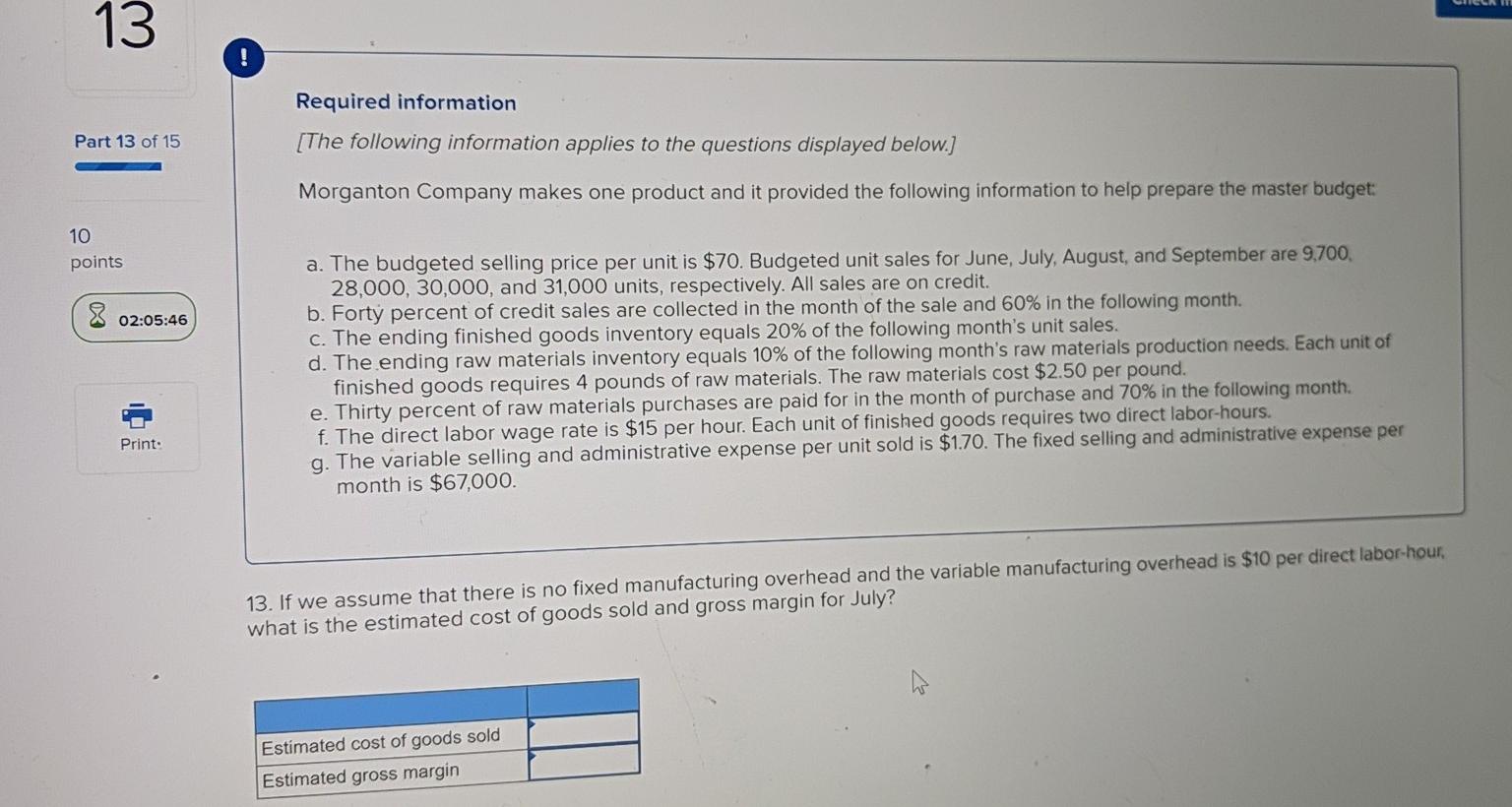 Solved Saved Help Save & Exit Su 12 Check my wc ! Required | Chegg.com