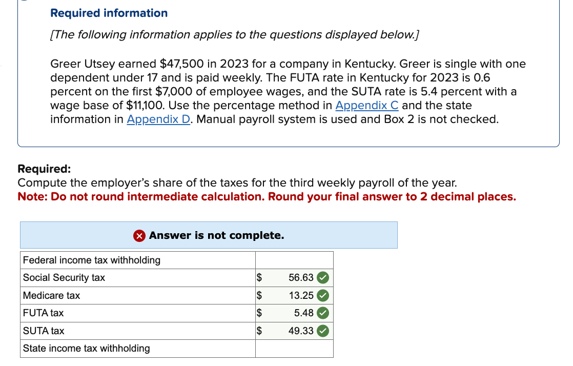 Solved Required information[The following information | Chegg.com