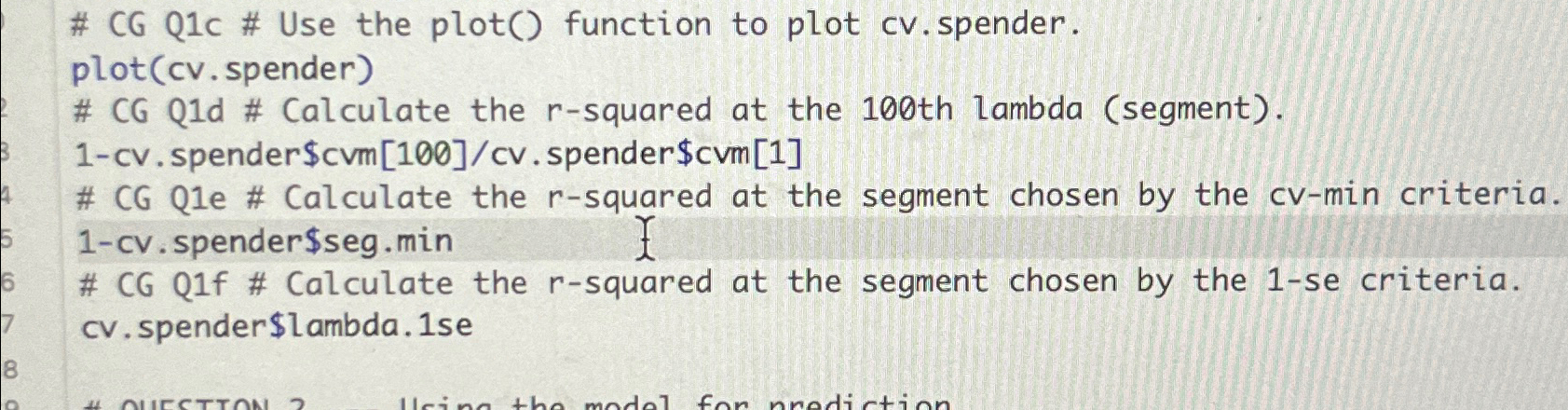# CG Q1c # Use the plot() ﻿function to plot | Chegg.com