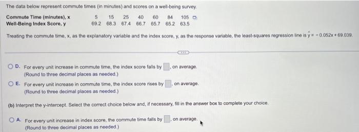 Solved The data below represent commute times (in minutes) | Chegg.com