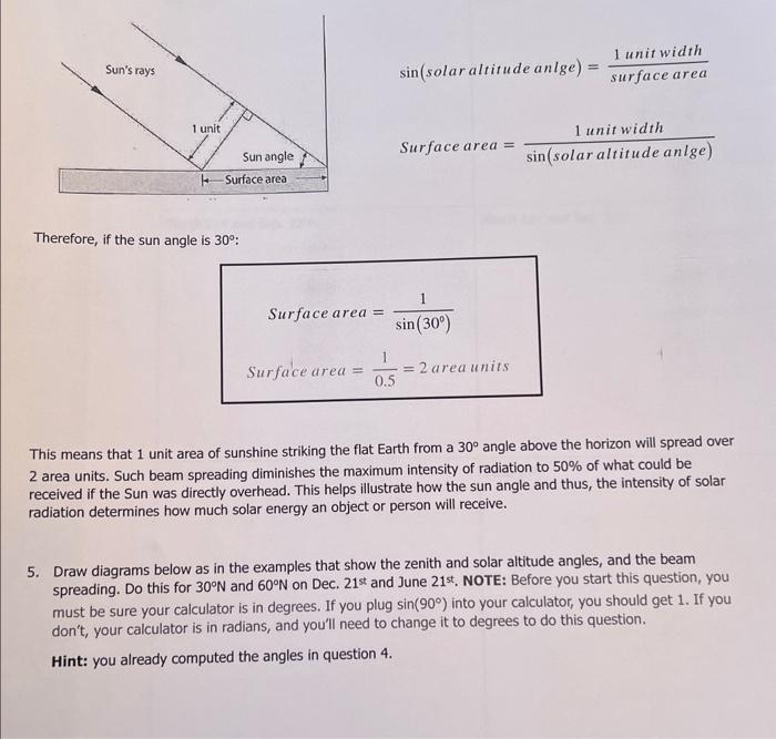 Solved 4. Calculate the solar altitude angle for New | Chegg.com