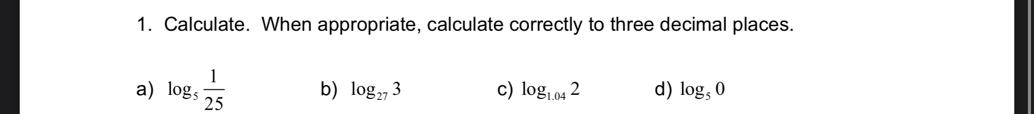 Calculate. When appropriate, calculate correctly to | Chegg.com