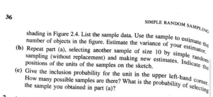 Solved Please help to use the Sampling Theory way to solve | Chegg.com