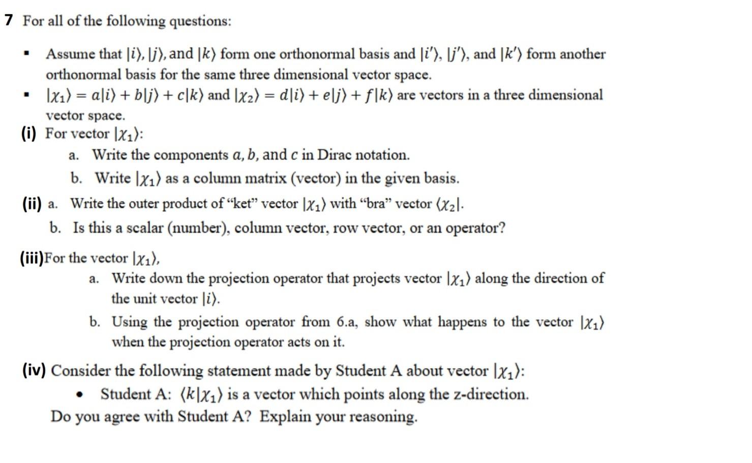 Solved 7 For all of the following questions: - Assume that | Chegg.com