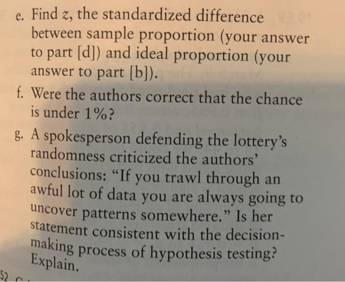 all? 9.51 “Study Proves Number Bias in UK Lottery" | Chegg.com