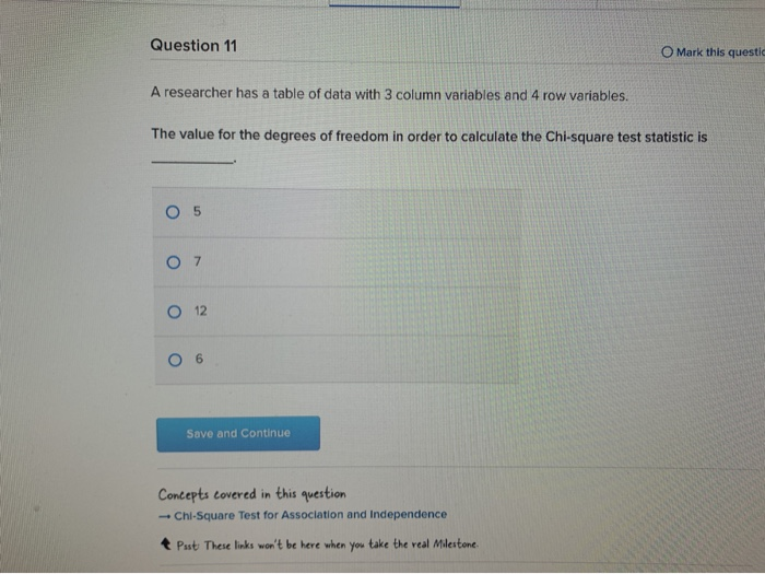 Solved Question 11 O Mark This Questic A Researcher Has A