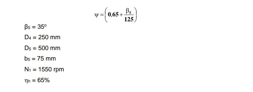 Solved Consider a centrifugal pump with radial inlet ( 4 = | Chegg.com