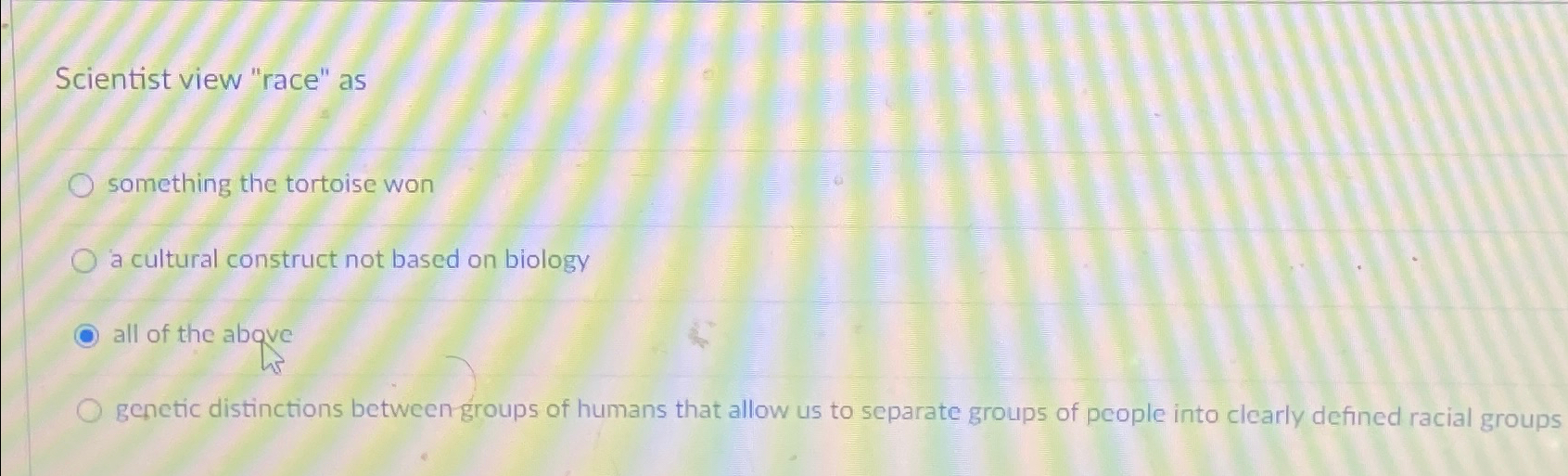 Solved Scientist view "race" assomething the tortoise wona | Chegg.com