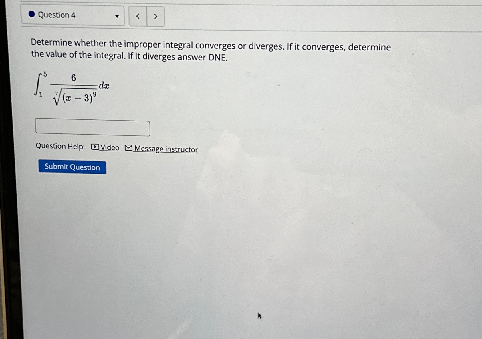 Solved Determine whether the improper integral converges or | Chegg.com