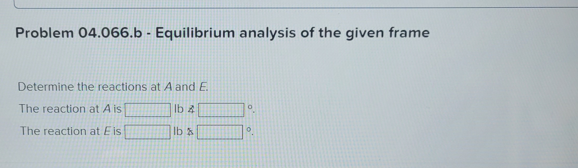 Consider the frame shown in the given figure with a | Chegg.com