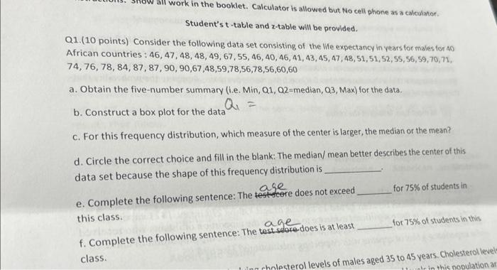 Solved Calculator is allowed but No cell phone as a | Chegg.com