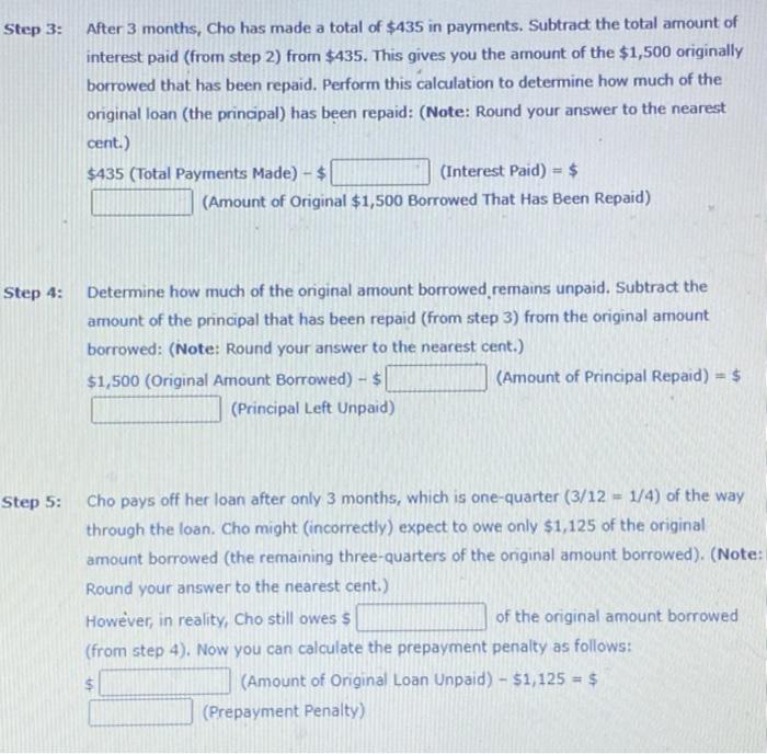Solved The following table lists the monthly installment | Chegg.com