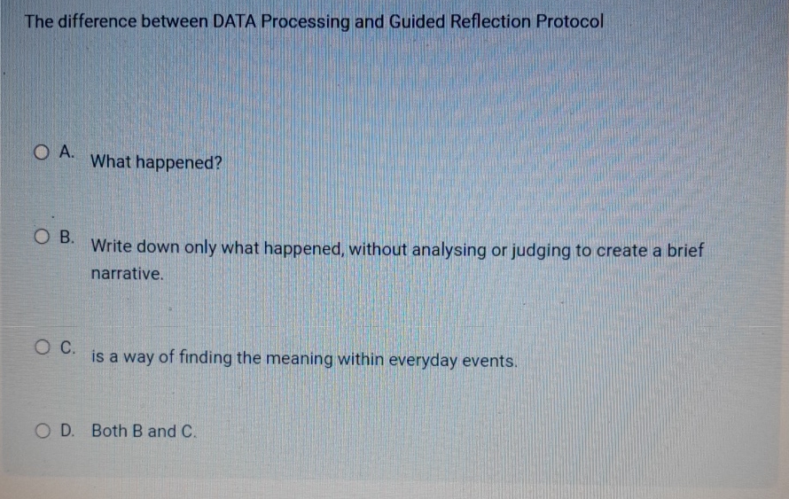 Solved The difference between DATA Processing and Guided | Chegg.com