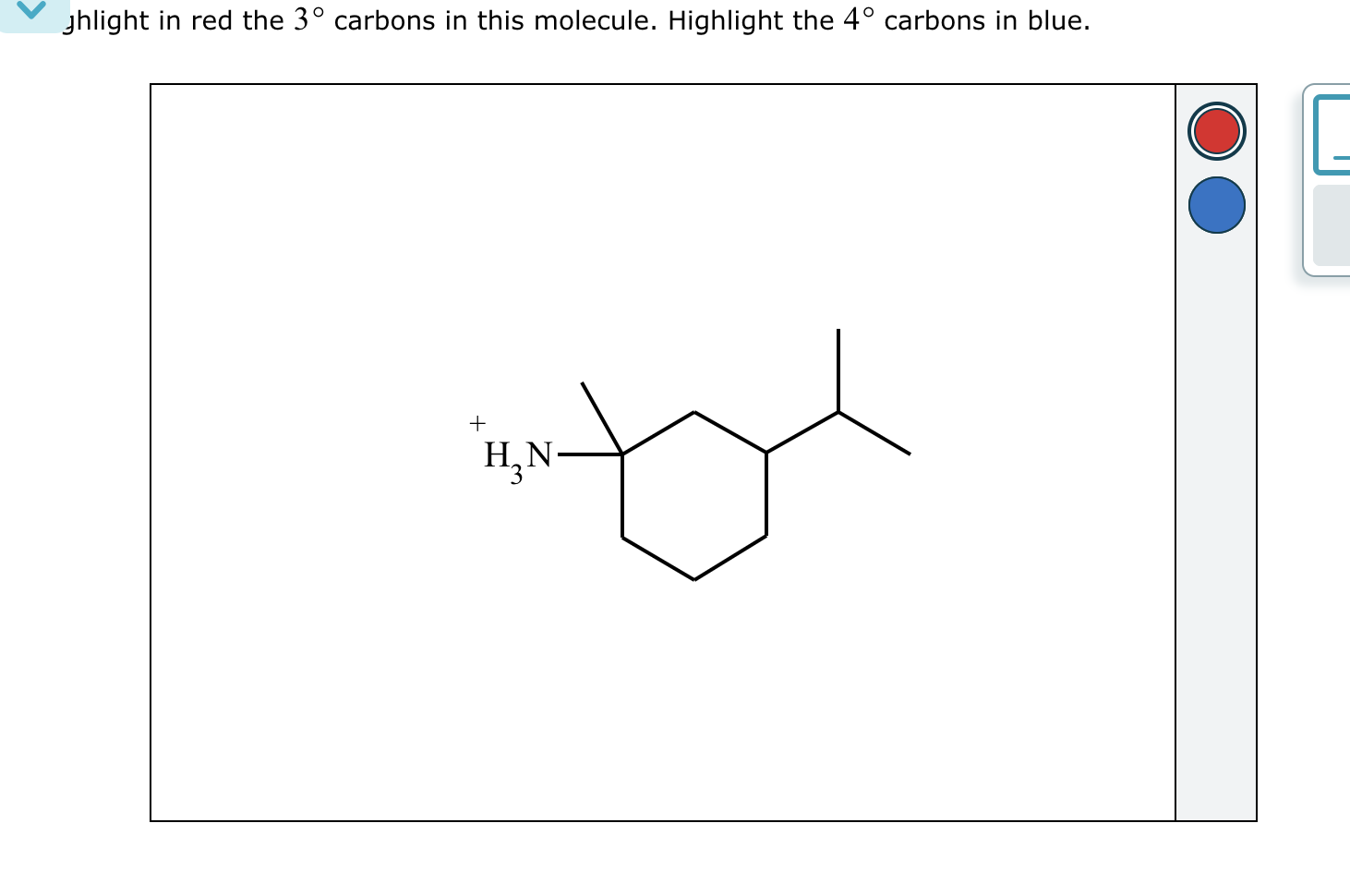 Solved Highlight In Red The 3° ﻿carbons In This Molecule