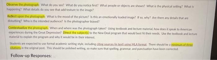 Solved Observe the photograph: What do you see? What do you | Chegg.com