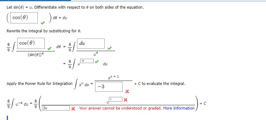 Solved Let sin(θ)=U. ﻿Differentiate with respect to θ ﻿on | Chegg.com