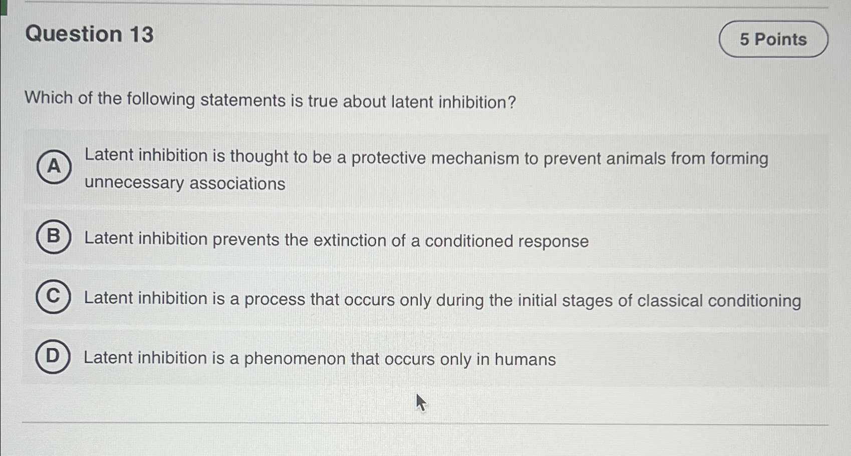 Solved Question 13Which of the following statements is true | Chegg.com