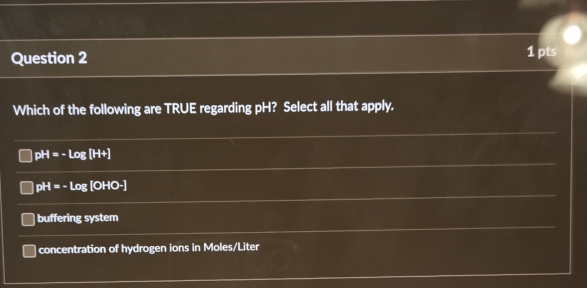 Solved Question 21 ﻿ptsWhich of the following are TRUE | Chegg.com