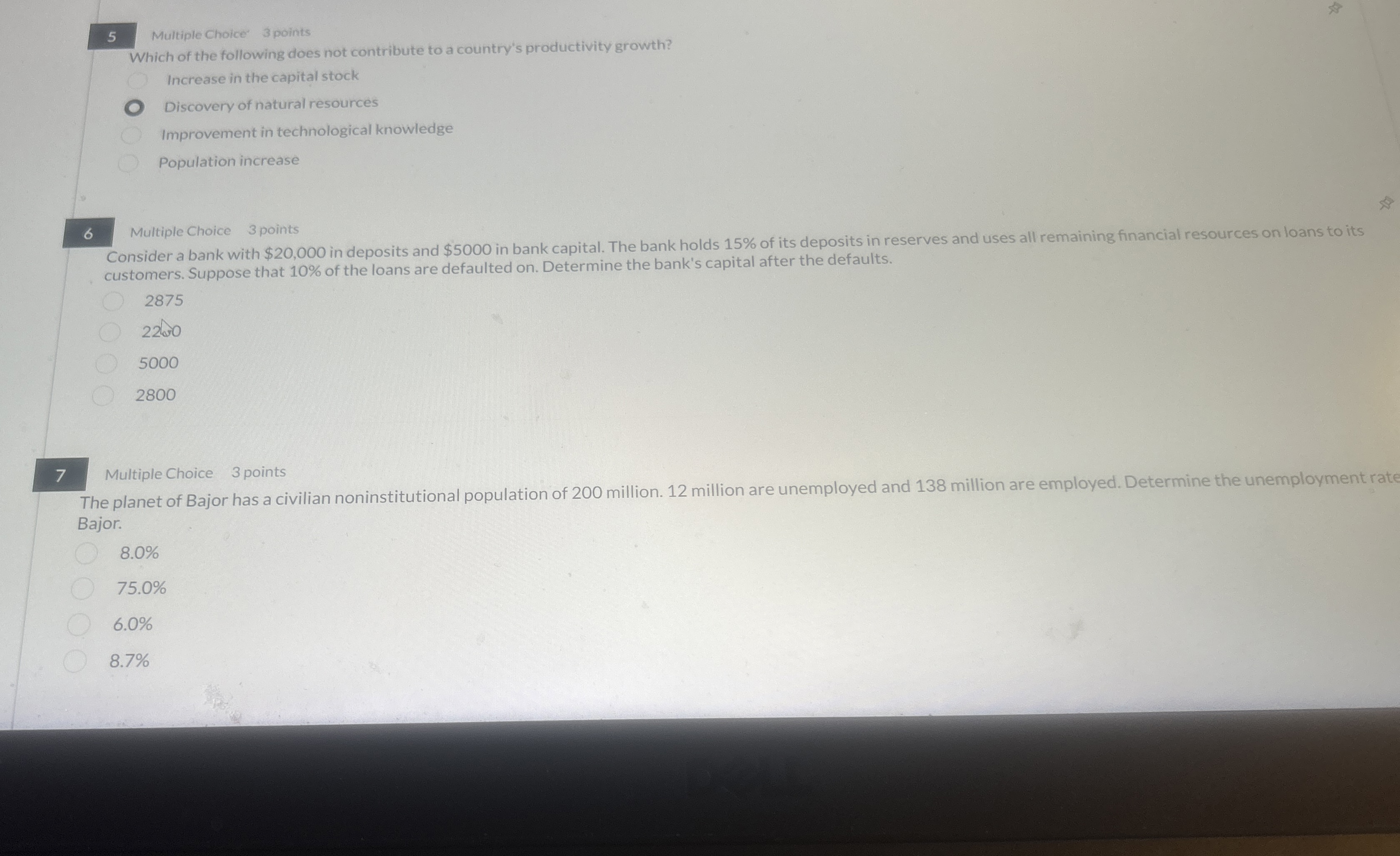 Solved 5Multiple Choice 3 pointsWhich of the following does | Chegg.com Solved 5Multiple Choice 3 pointsWhich of the following does | Chegg.com