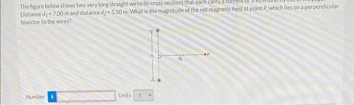 Solved Distance d1=7.00 m and distance d2=5.50 m. What is | Chegg.com