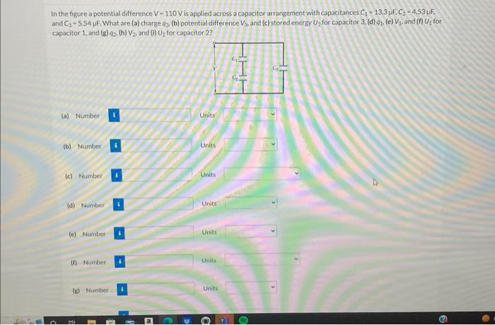 Solved In the figurea potential difference V−110 V is | Chegg.com