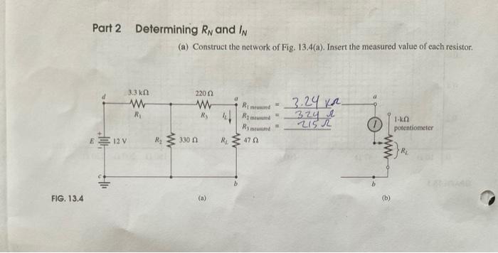 Solved Part 2 Determining RN and IN (a) Construct the | Chegg.com
