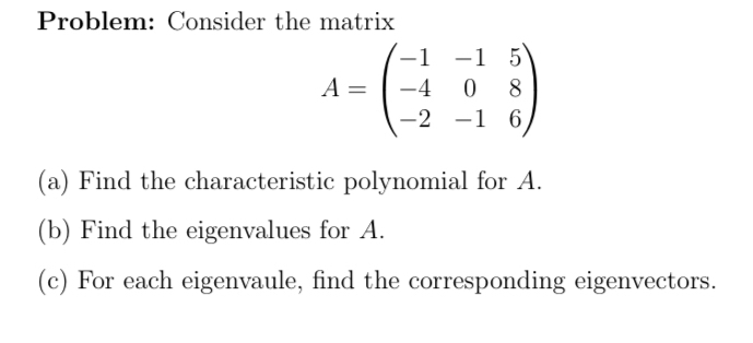 Solved Problem: Consider the | Chegg.com
