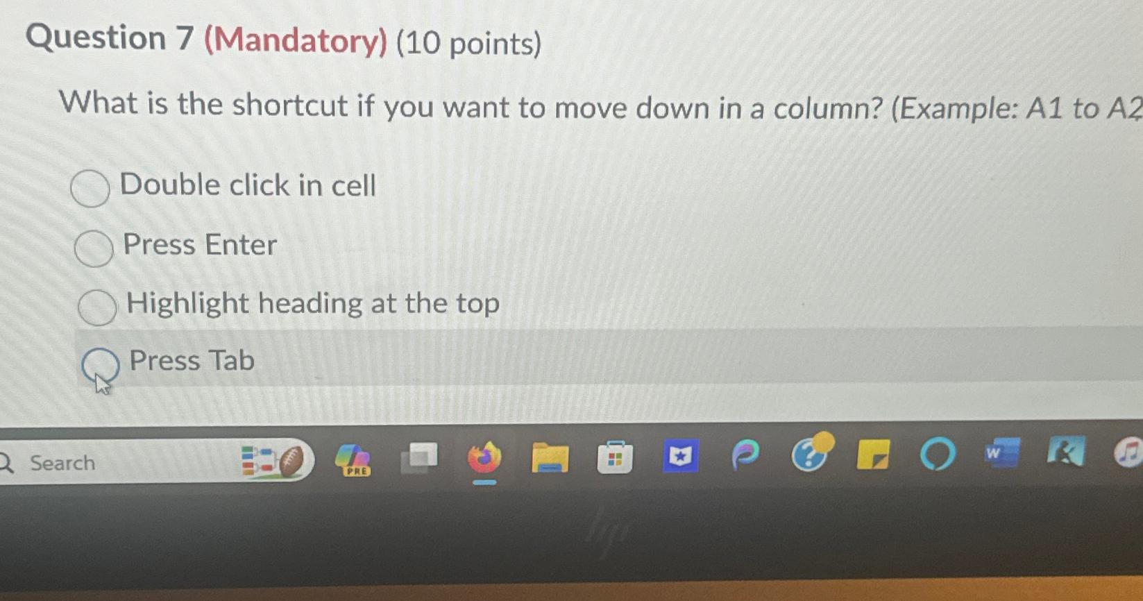 Solved Question 7 (Mandatory) (10 ﻿points)What is the | Chegg.com