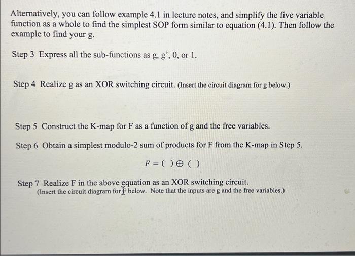 Solved Assignment 1 A Simple Disjoint Decomposition Circuit | Chegg.com