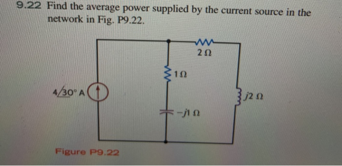 Solved 9.20 Given the network in Fig. P9.20, show that the | Chegg.com
