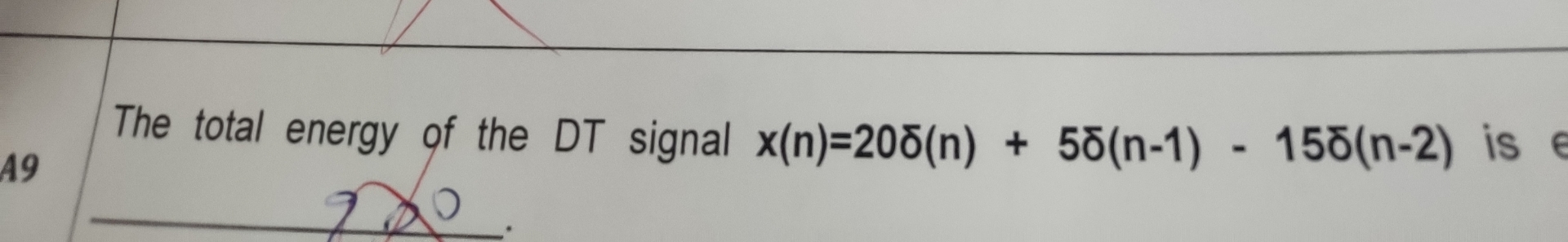 Solved The total energy of the DT signal | Chegg.com