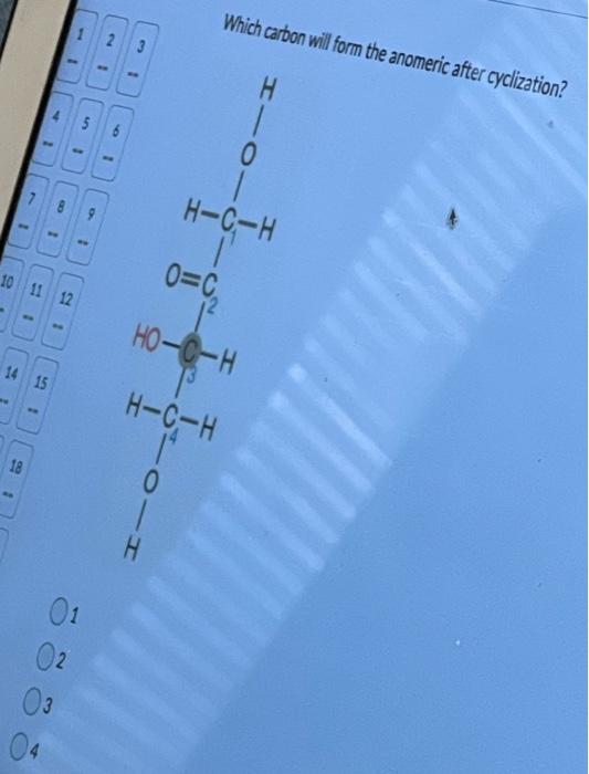 Solved Which carbon will form the anomeric after | Chegg.com