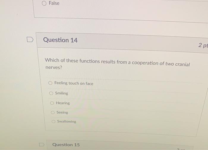 Solved Question 11 5 pts Match each brain structure to its | Chegg.com
