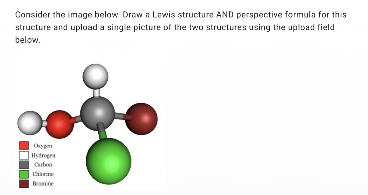 Solved Consider the image below. Draw a Lewis structure AND | Chegg.com