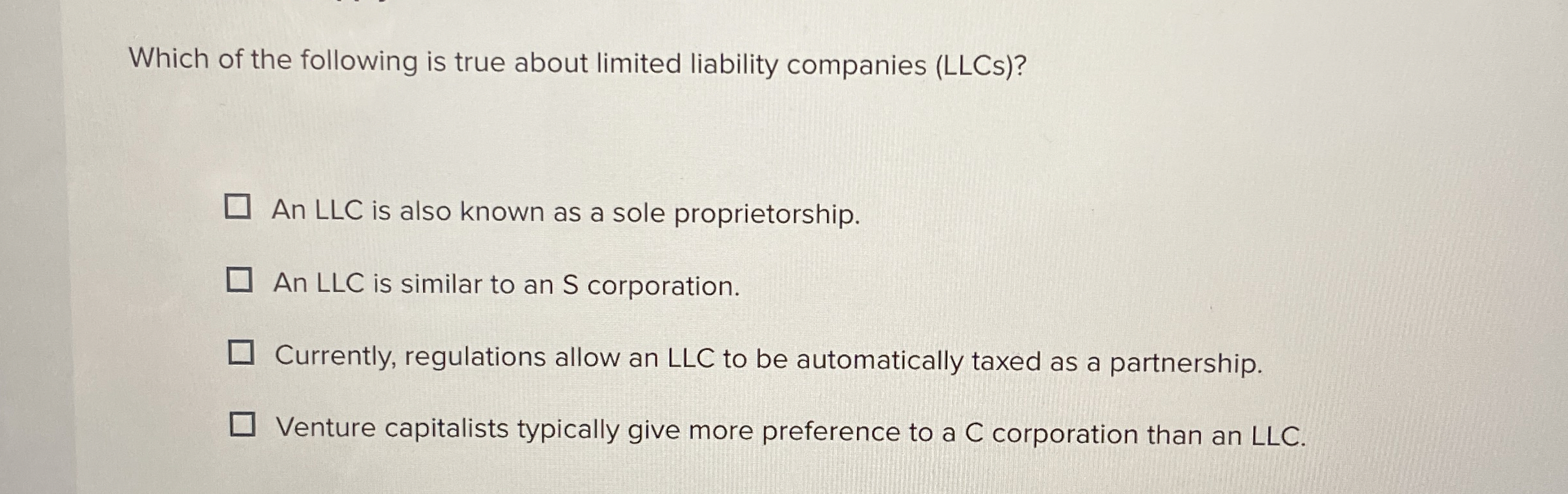 Solved Which of the following is true about limited | Chegg.com