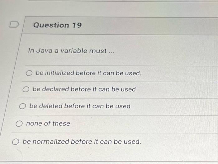 Solved Java uses the keyword to return a value from a | Chegg.com