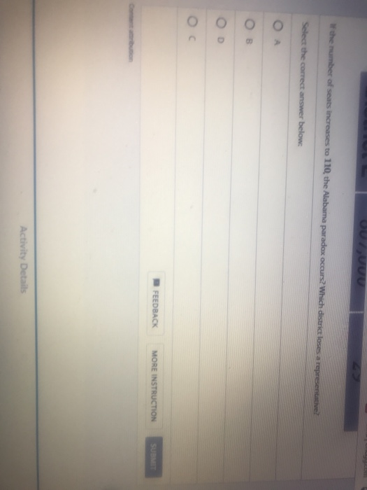 Solved Brldws of the Apportionment Methods > A state with 5 | Chegg.com