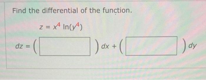 Solved Use implicit differentiation to find az/ax and Əz/ay. | Chegg.com