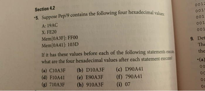 Solved 0012 001: 001 001 Section 4.2 5. Suppose Pep/9 | Chegg.com