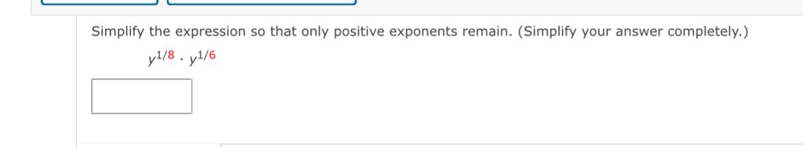 Solved Simplify the expression so that only positive | Chegg.com