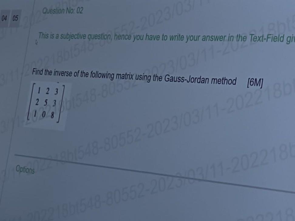 Solved This is a subjective question, hence you have to | Chegg.com