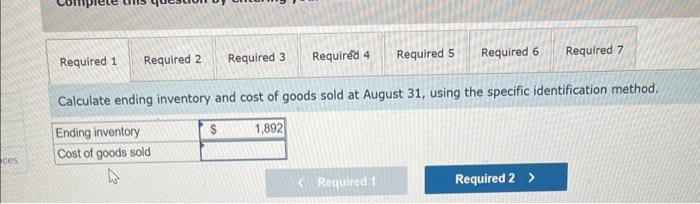 Solved Calculate ending inventory and cost of goods sold | Chegg.com